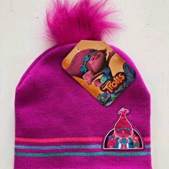 Dreamworks | Accessories | Nwt Dreamworks Trolls Kids Beanie | Poshmark